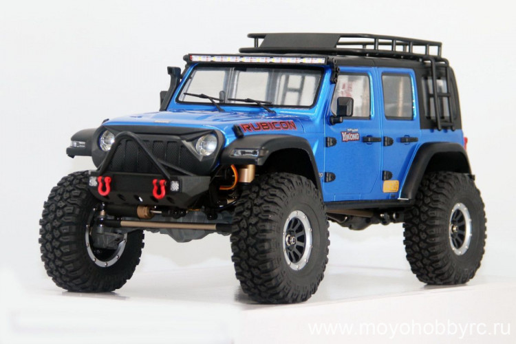 Трофи модель Yikong 1/10 crawler JEEP Rubicon (Blue, RTR) артикул YK-4102-B