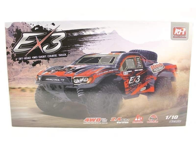 Радиоуправляемый шорт-корс Remo Hobby EX3 коллекторный (UPGRADE, Li-Po ...